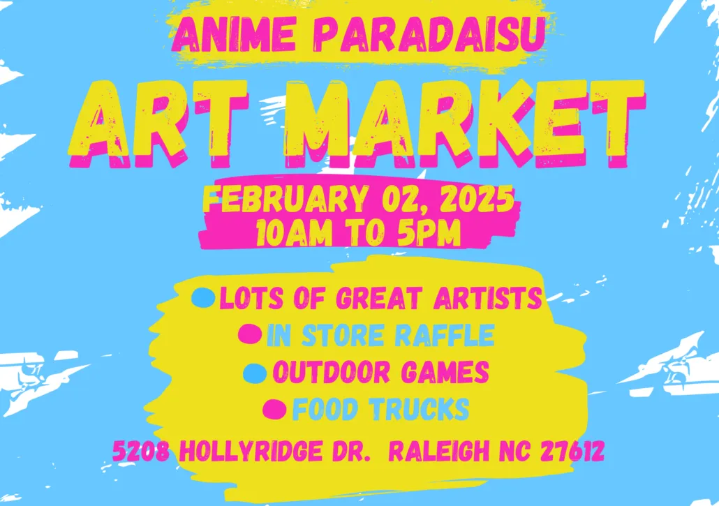 Anime Art Market - Shop Local Raleigh